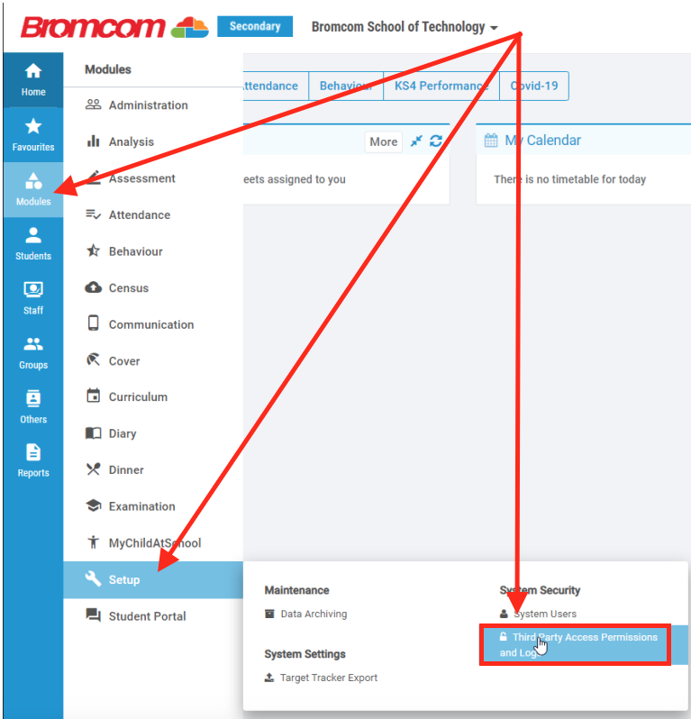 Active Cloud Management for Schools