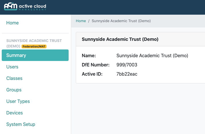 Active Cloud Management for Schools