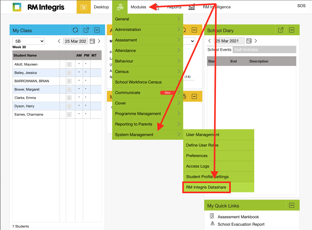 Active Cloud Management for Schools